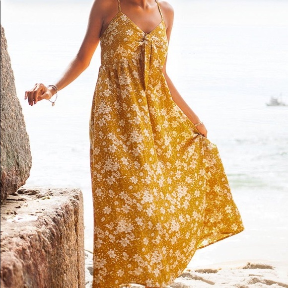 Dresses | Very Beautiful Yellow Dress Perfect For Spring And Summer ...